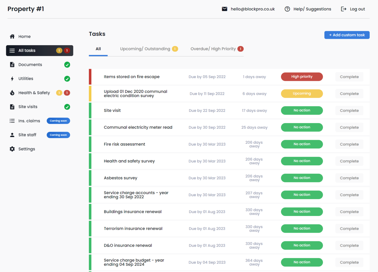 Golden thread software | BlockPro